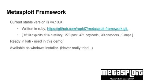 Metasploit For Beginners Pptx