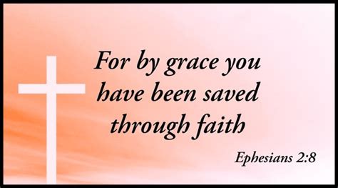 18 By Grace You Have Been Saved Through Faith Royalty Free Images