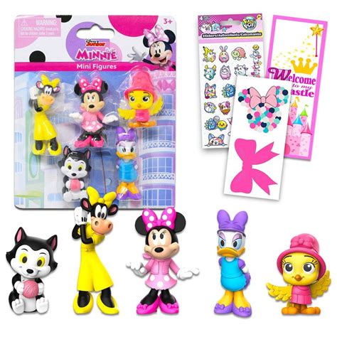 Minnie Toys Set Minnie Mouse Figures Bundle 5 Pc Minnie Mouse And