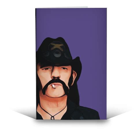 Funny Greeting Cards Music Icons Lemmy By Giddy Kipper Art Wow