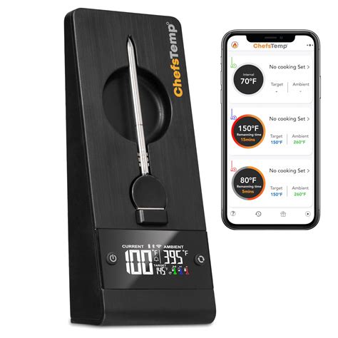 Chefstemp Protemp Plus Next Gen Wireless Meat Thermometer Unlimited Range Bluetooth And Wifi