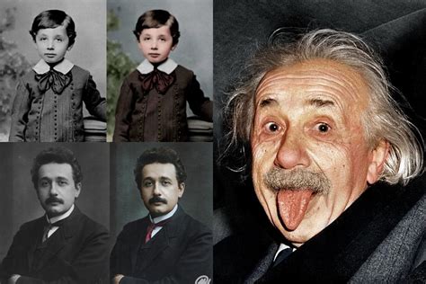 Young Albert Einstein Color