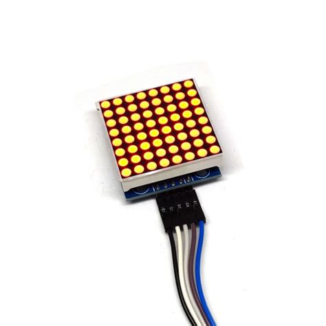Max7219 Led Dot Matrix Module 8x8 Red Digiware Store