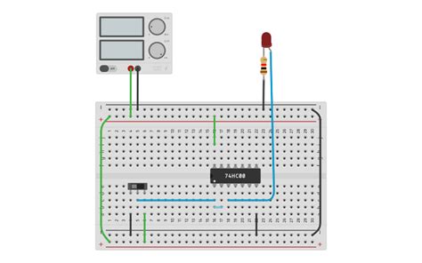 Circuit Design Not Using Nand Gate Tinkercad