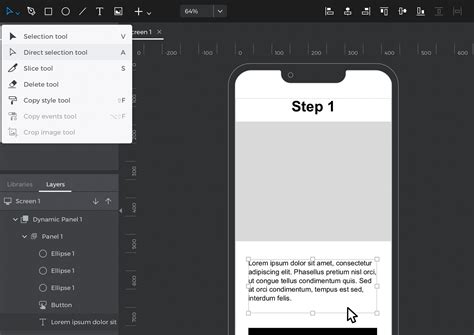 Show Different Content On A Screen With Dynamic Panels