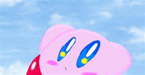 カービィ 空の上で 美味しい砂糖のイラスト Pixiv