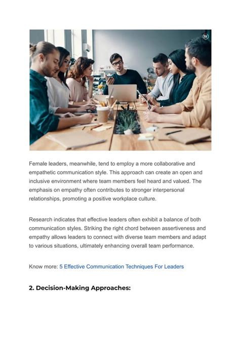 Understanding The Dynamics Of Male And Female Leadership Traits Pdf