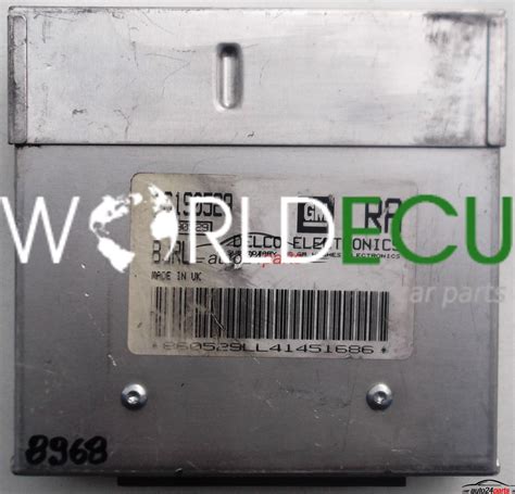 MOTORSTEUERGERÄT ECU STEUERGERAT OPEL CORSA RA Motorsteuergerät ECU Steuergerät