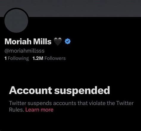 Fact Check Did Moriah Mills Twitter Account Get Suspended After Zion