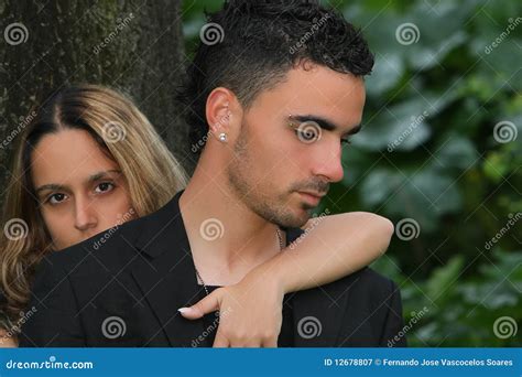 Retrato De Un Par Imagen De Archivo Imagen De Pares 12678807