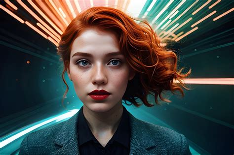 Download Ai Generated Redhead Girl Royalty Free Stock Illustration