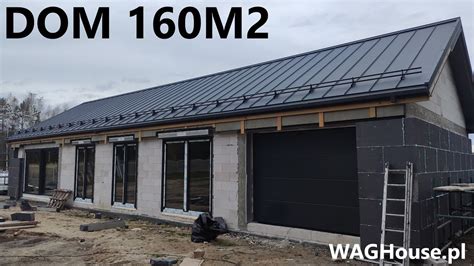 Budujemy DOM 160m2 NOWOCZESNA STODOŁA Rolety i Brama GARAŻOWA YouTube