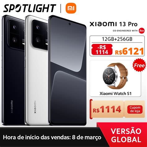 Smartphone Xiaomi Pro G GB RAM GB Snapdragon Versão Global Cupom Online Promoções