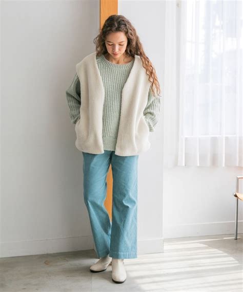 Niko And（ニコアンド）の「カラフルミックス畦ニットプルオーバー（ニットセーター）」 Wear