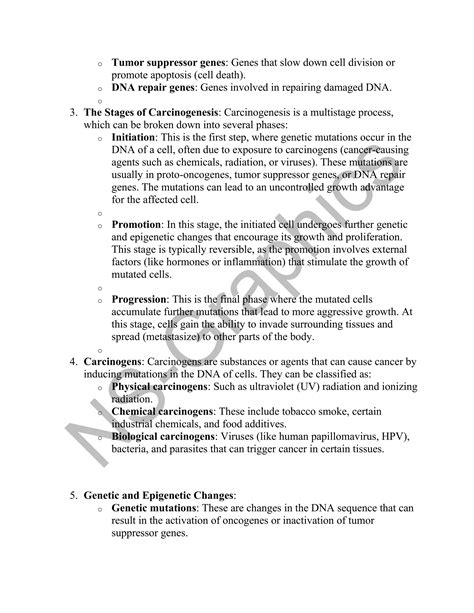 Carcinogenesis At B Sc Level Intro And Agents Promote Carcinogenesis Pdf