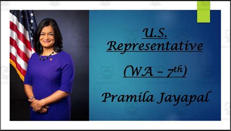 Us Representative Pramila Jayapal Wa 7th Bio Ppt By Teach Simple