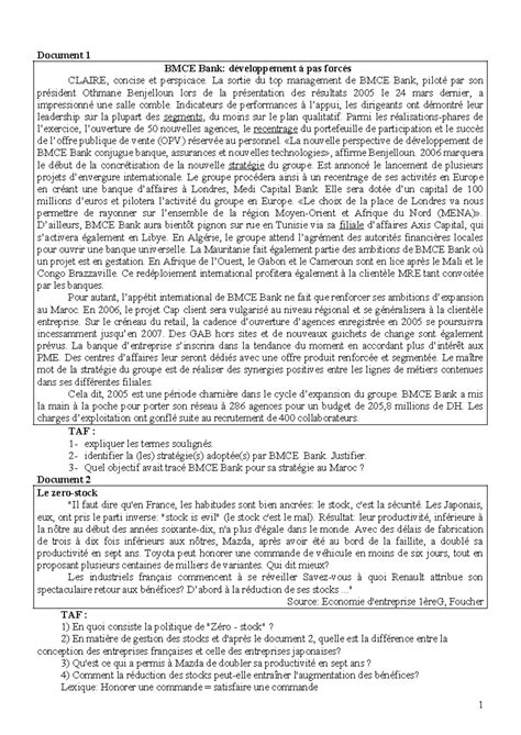 Td2 Des Exercices Sur Les Fonctions Document 1 Bmce Bank