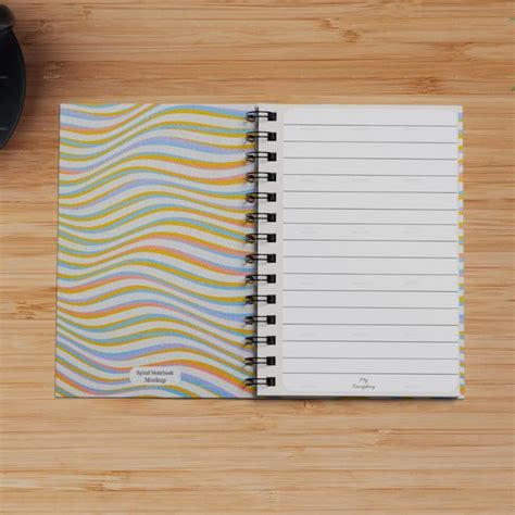 A Spiral Notebook Mockup Set A Spiral Notebook Mockup Set
