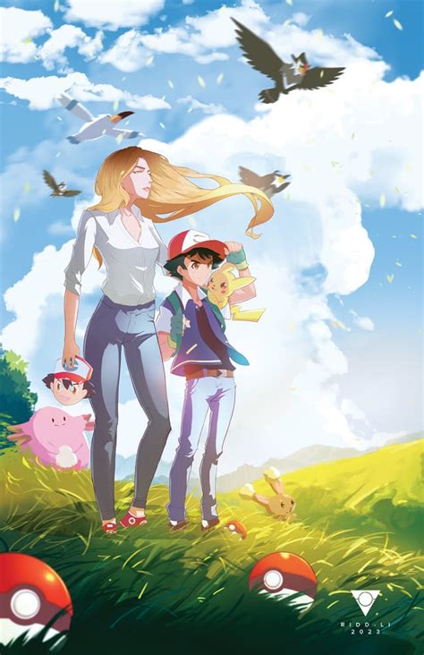 Ash And Sarah Commission Rpokemon