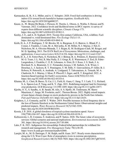 References Review Of The Draft Fifth National Climate Assessment