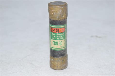 Fusetron Frn 60 Dual Element Time Delay Class Rk5 Fuse Vb Industrial Supply