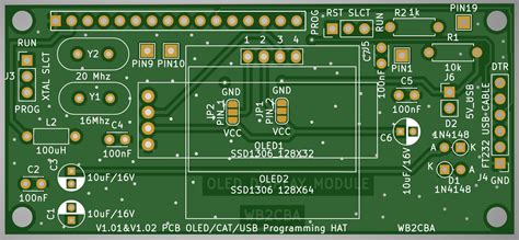 Usdx V101 And V102 Pcbs Adding Oled Display Cat And Usb