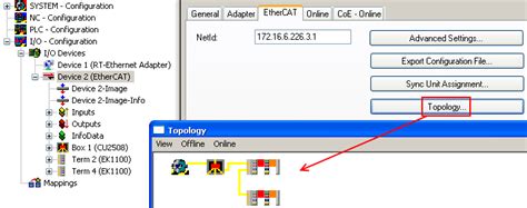 Setting Up Device Ethercat With Cable Redundancy