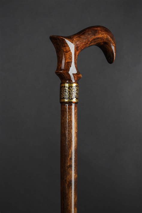 Derby Walking Cane For Men High Guality Vintage Walking Stick Gold