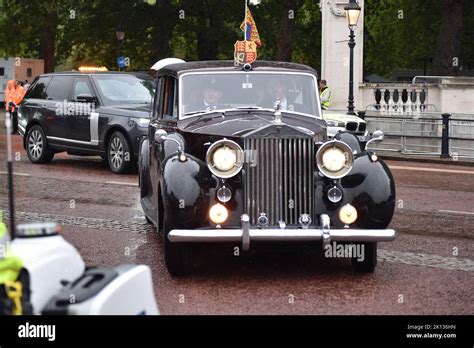 Huge Crowds Cheered As King Charles Iii Arrived For In A State Rolls