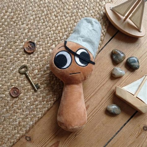 Sprunki Brud Plush Toy Incredibox Inspired Brown Bucket Character Soft