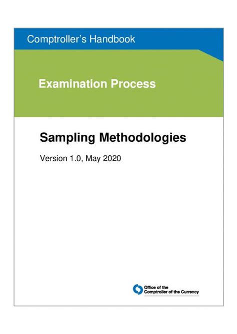 Sampling Methods Pdf 86982 Pub Ch Sampling Methodologies