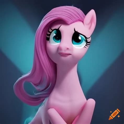 Cinematic 3d Rendering Of Fluttershy From Mlp On Craiyon