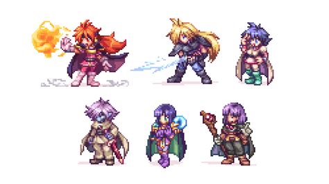 Abysswolf Pixel Art Dragon Quest Games Chrono Cross