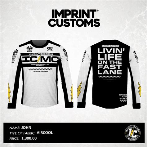 Longsleeve Jersey Imprint Customs