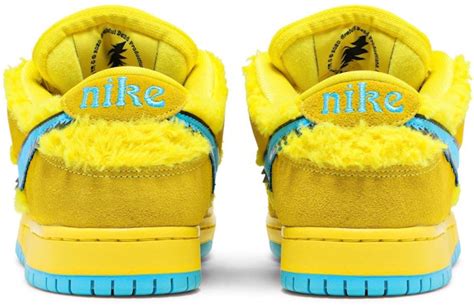Grateful Dead X Nike Sb Dunk Low Yellow Bear Also Worn By Jay Chou