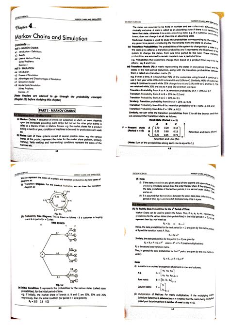 Markov Chains Decision Science Studocu