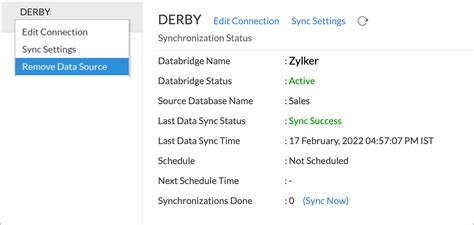 import data from derby l zoho analytics help