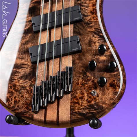 Spector Ns Dimension 5 Multi Scale Super Faded Black Gloss Ish Guitars