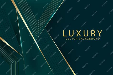 Premium Vector Abstract Luxury Green Geometric Diagonal Overlay Layer