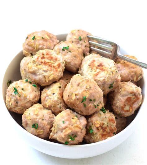 Gluten Free Mediterranean Turkey Meatballs Tastythin
