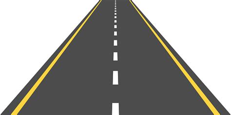 수평선 관점도로 또는 아스팔트 고속도로 개념 벡터 그림입니다 단일 차선 도로에 대한 스톡 벡터 아트 및 기타 이미지 단일 차선 도로 투명한 고속도로 Istock