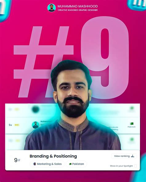 muhammad mashhood on linkedin ranked 9 in branding and positioning on linkedin pakistan