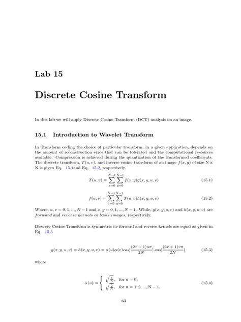 Dip Lab 15 Pdf Theoretical Computer Science Digital Signal Processing