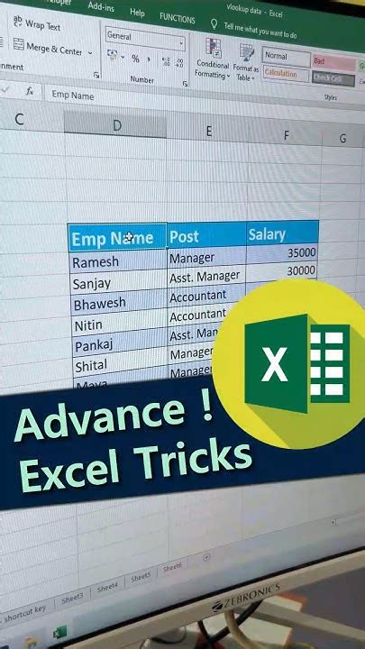 🔥🔥 Advance Excel Tricks 🎯 Paste Data In Multiple Sheet Ytshorts Excel
