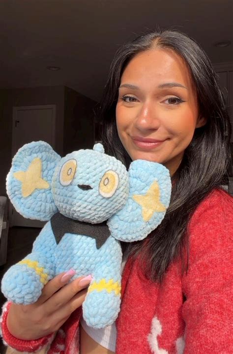 Low Sew Shinx Pokemon Crochet Pattern Etsy