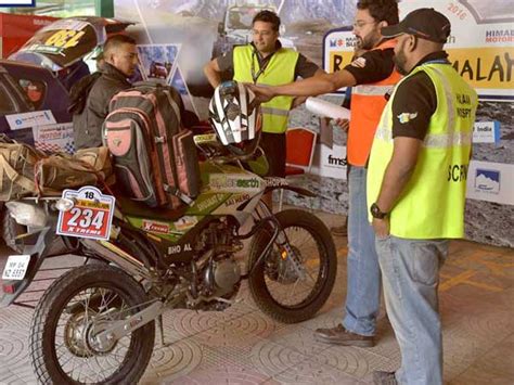 Raid De Himalaya Flagged Off From Manali Drivespark News