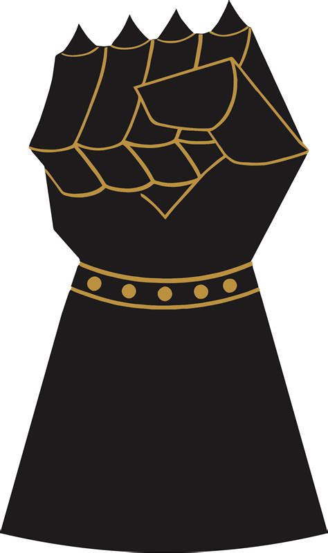 Clipart Vintage Gauntlet Fist