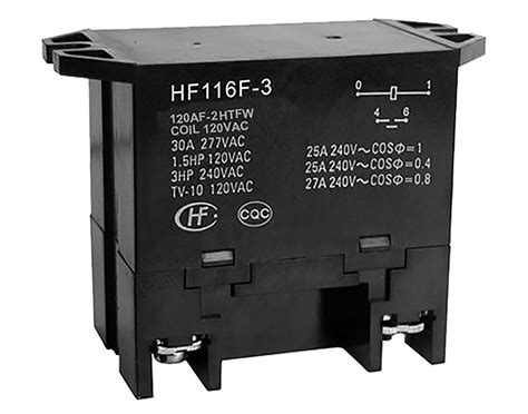 HF F AF HTFW Hongfa Europe GMBH Flange Mount Non Latching