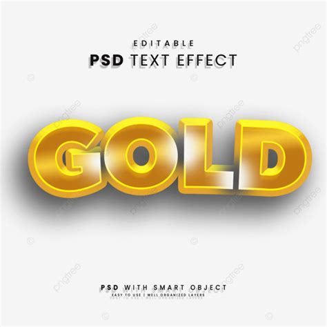 3d 골드 텍스트 효과 3d 텍스트 효과 금 Png 일러스트 및 Psd 이미지 무료 다운로드 Pngtree