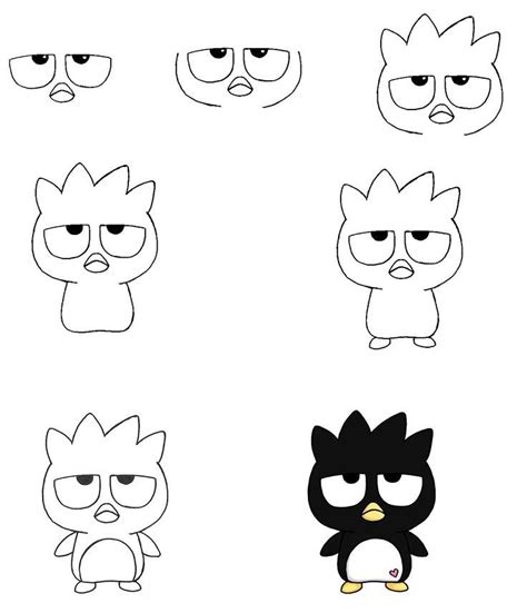 How To Draw Badtz Maru Anime Drawing Styles